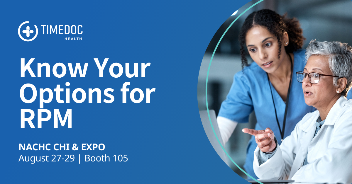 RPM Consultation at NACHC CHI & Expo | Meet TimeDoc Health